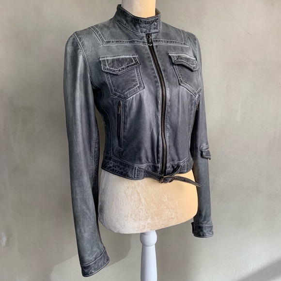 BLUR | Jackets & Coats | Blur Leather Moto Jacket | Poshmark